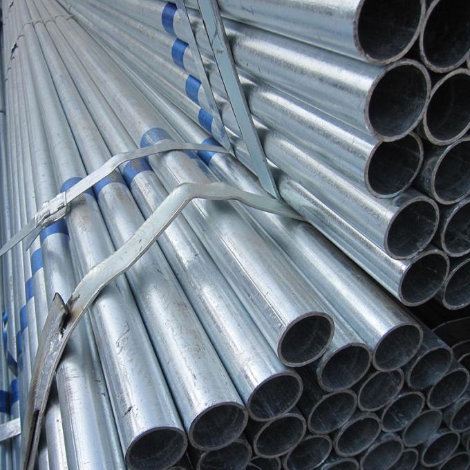 Welded Schedule 40 Hot Dipped Galvanized Steel Pipe BS 1387 MS For ...